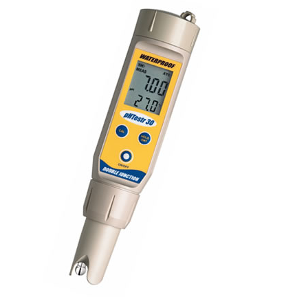 Waterproof pHTestr 30 with ATC and Temperature Readout; ±0.01 pH resol ...